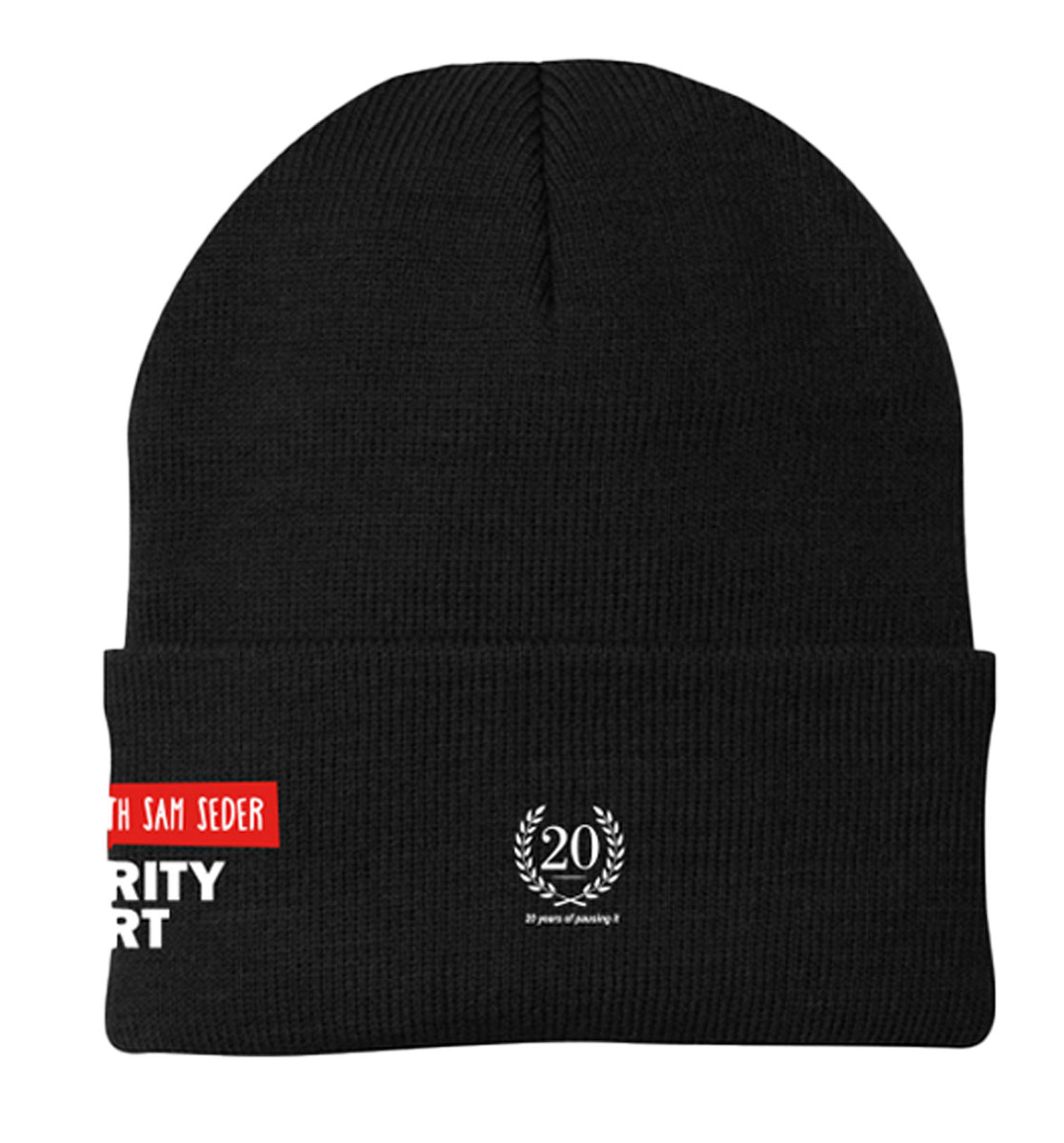 The Majority Report 20th Anniversary Black Beanie – The Majority Report ...