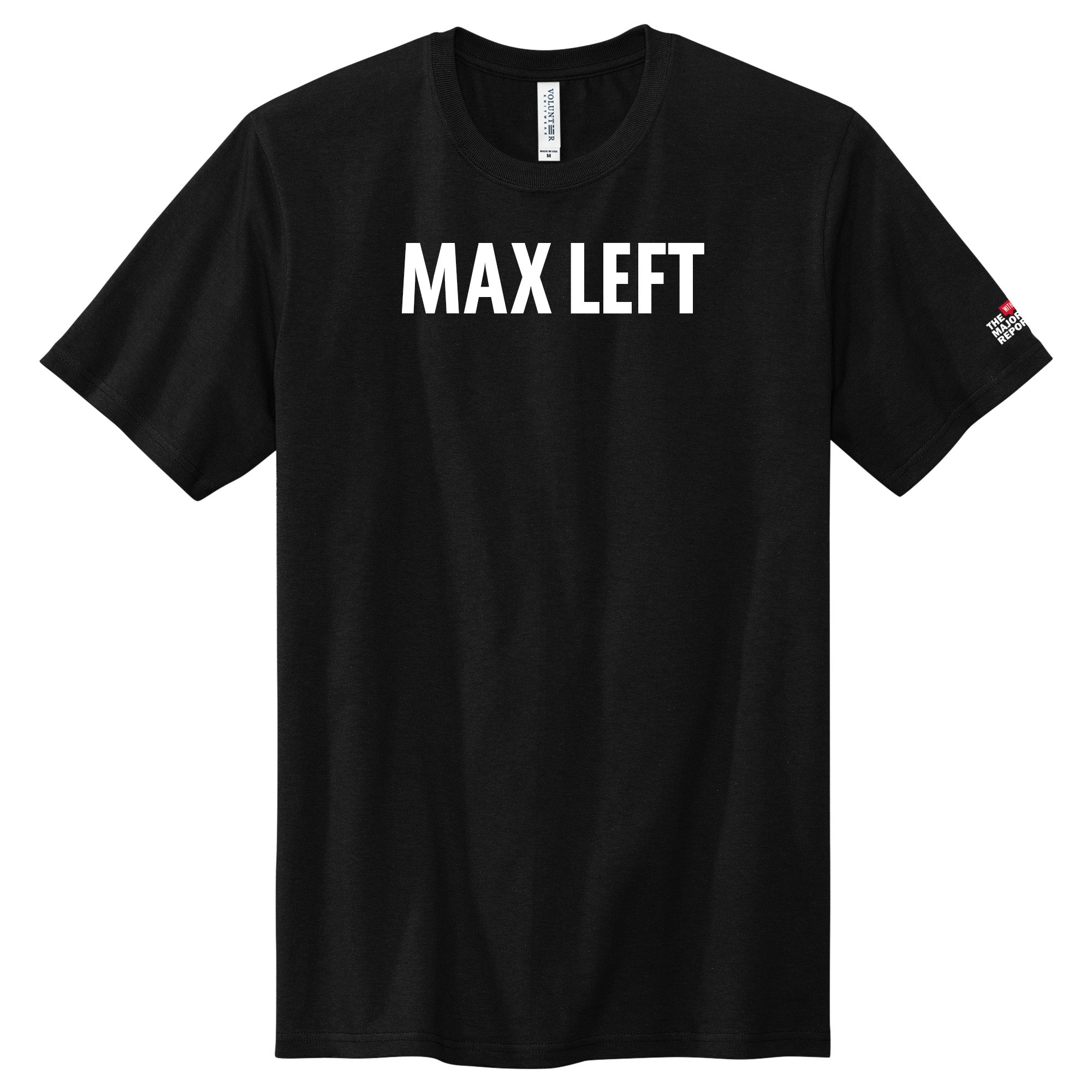The Majority Report Max Left T-shirt in Black – The Majority Report Store