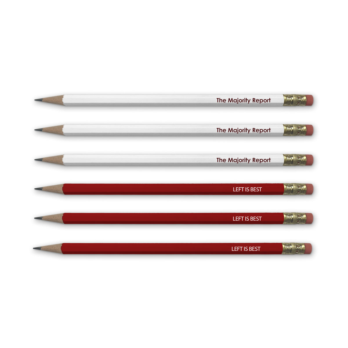 The Majority Report Pack of 6 No. 2 Pencils – The Majority Report Store