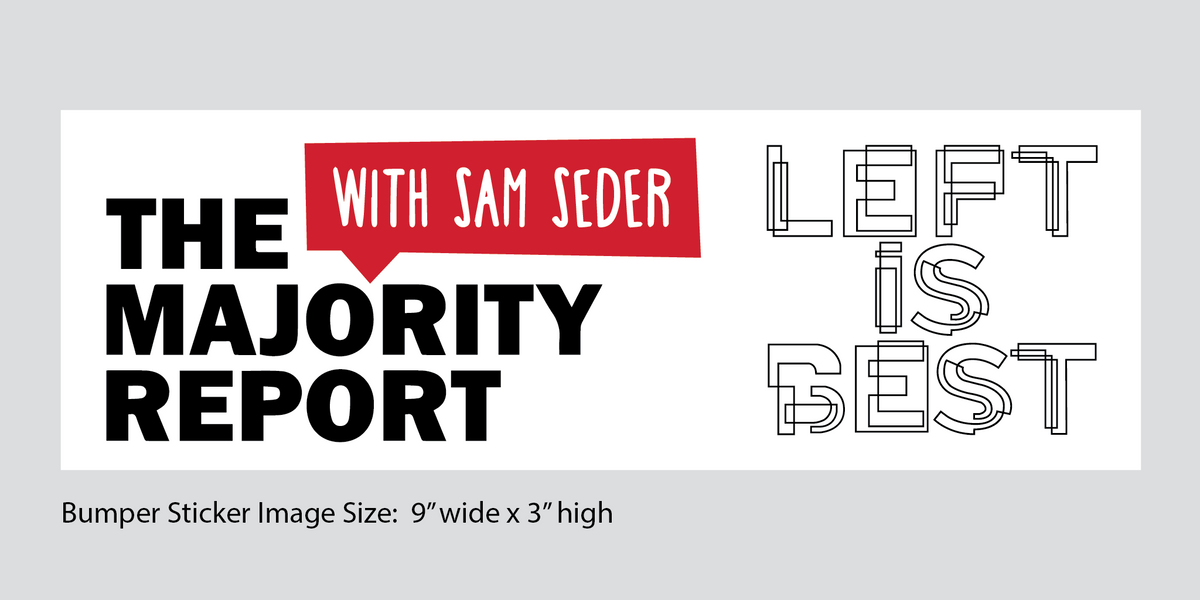 Bumper Sticker – The Majority Report Store